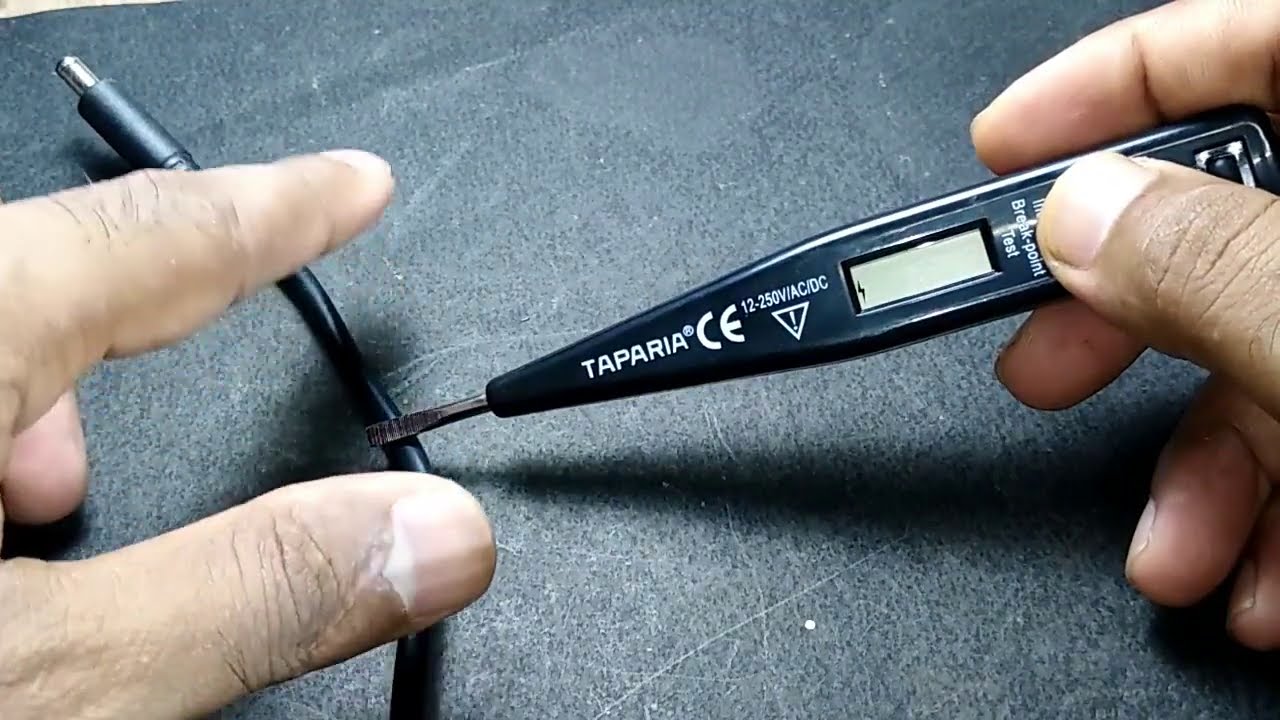 non contact voltage tester //AC/DC Voltage Detector tester - YouTube