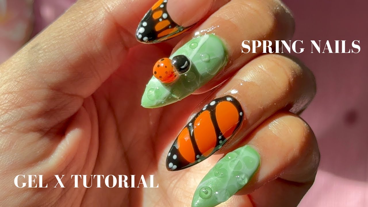Lets Do Our Nails Together | Spring Gel X Nails - YouTube