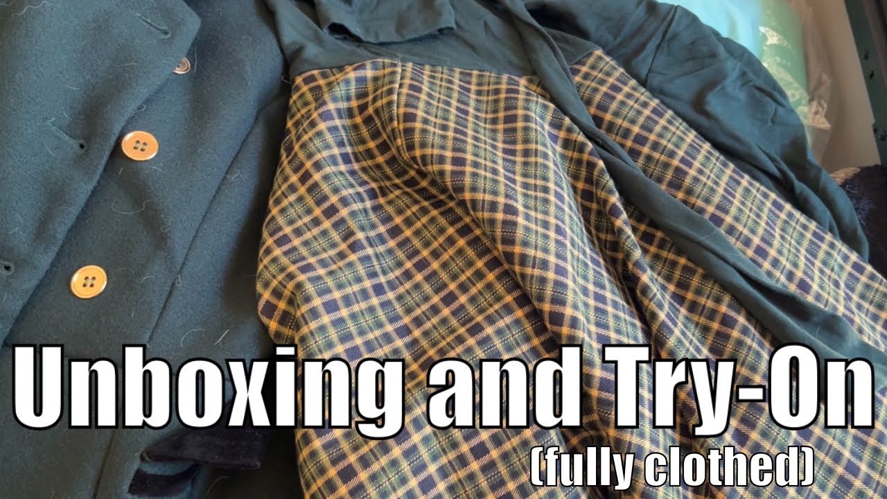 I got some clothes. Unboxing and Try On (fully clothed) - YouTube