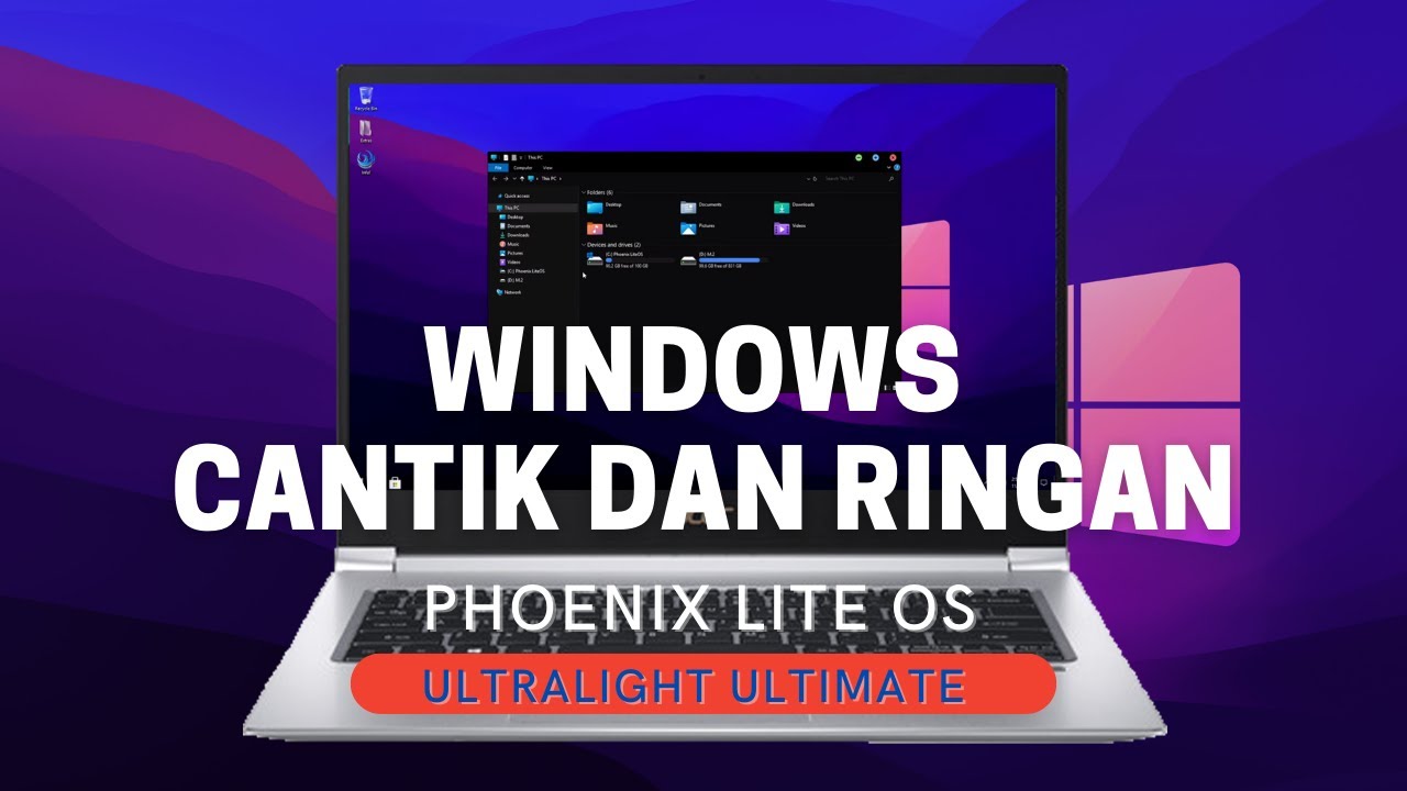 Windows 10 yang Ringan dan Cantik ! Install Phoenix Lite OS 10 Ultralight Ultimate