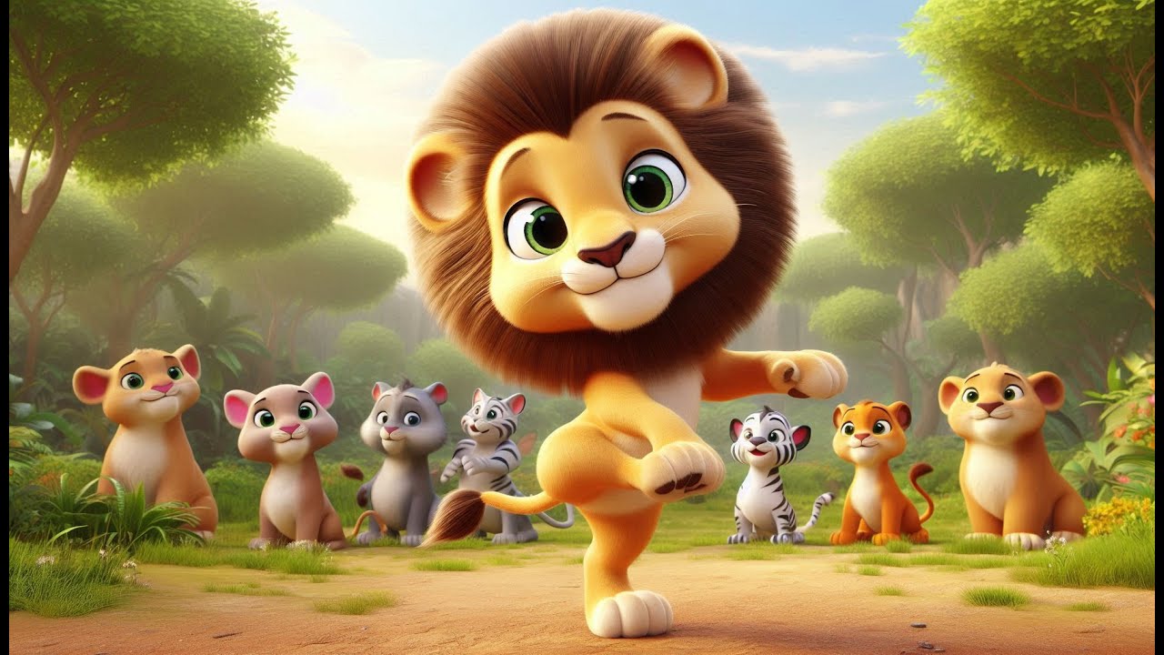 🦁 The Lion Song | Fun Animal Song for Kids | Educational Nursery Rhyme ...