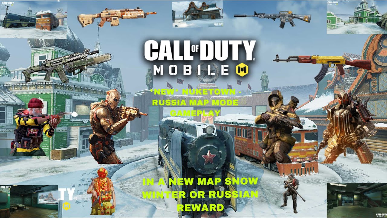 *NEW* NUKETOWN - RUSSIA MAP MODE GAMEPLAY OF COD MOBILE IN NEW MAP IN ...