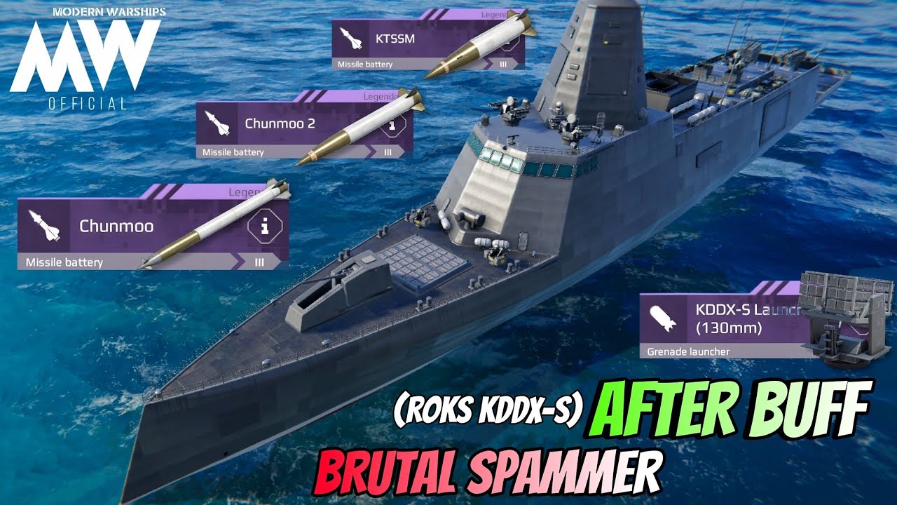 ROKS KDDX-S - Big Buff update🔥full rebalance - Modern Warships - YouTube