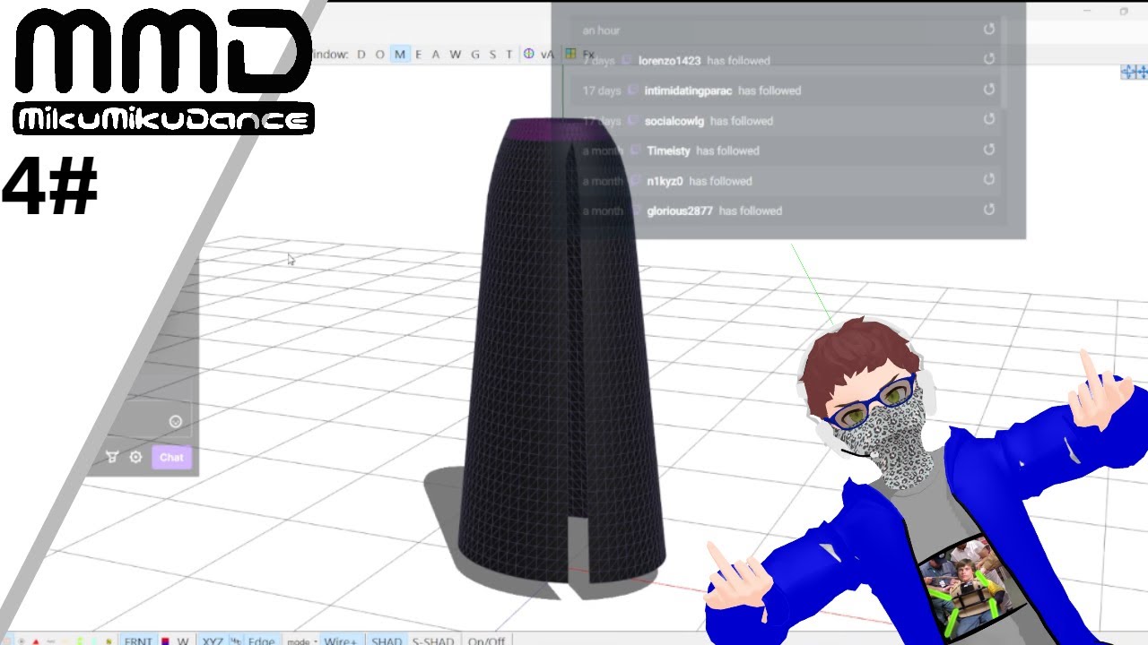 making [MMD] models in pmx 4 [MMD] [PMX] [MIKU MIKU DANCE]#mmd # ...