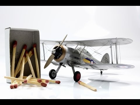 Gloster Gladiator Mk.I 1/72 Airfix - Flugzeugmodell aus dem 2. Weltkrieg