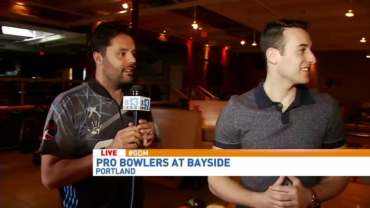 4/1/16 Adam Epstein WGME CBS 13 Bayside Bowl with Jason Belmonte - YouTube