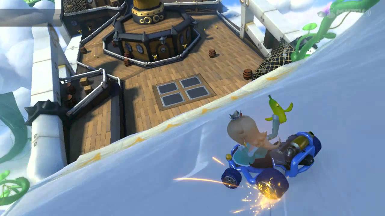 Wii U - Mario Kart 8 - Cloudtop Cruise - YouTube