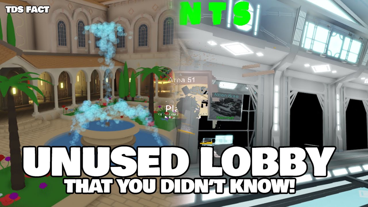 The Unused Lobby in TDS That You Probably Didn't Know | Roblox - YouTube
