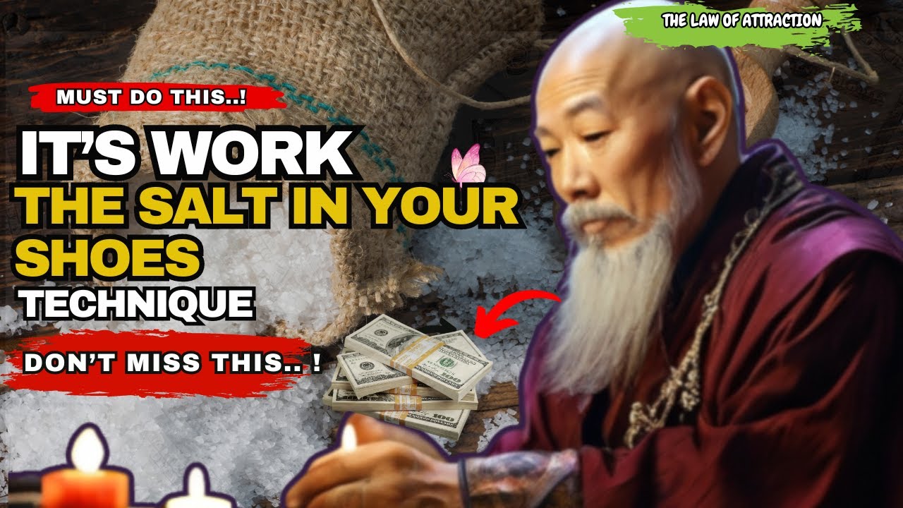 💸How To Attract Money Within 24 Hours: The SALT IN YOUR SHOES Technique ...