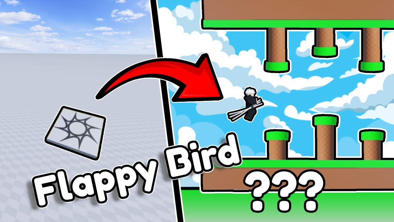 I spent a day to making a Flappy Bird game in Roblox. - YouTube