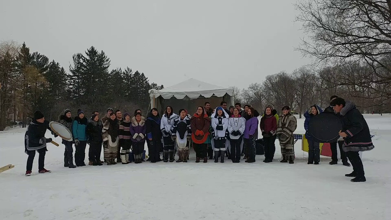Canada Winter Festival; Inuit's traditional singing and drumming - YouTube