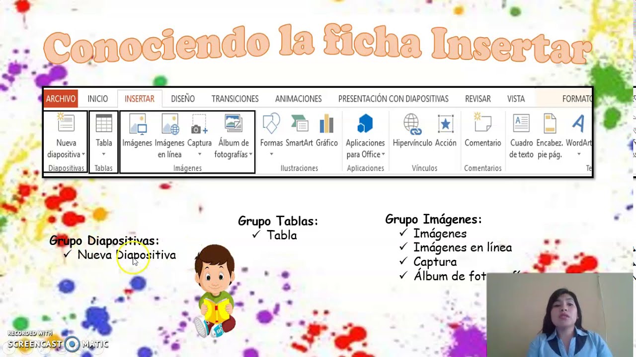 Sesión: Conociendo la Ficha Insertar en PowerPoint - YouTube