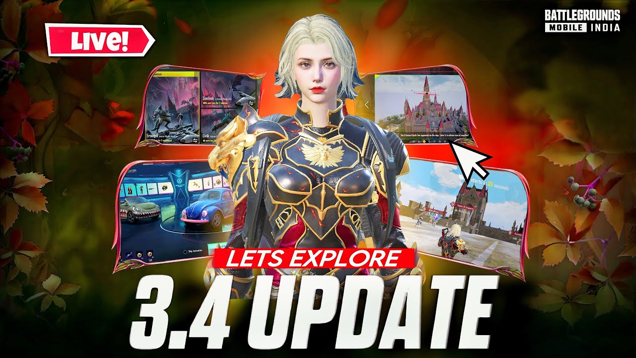 BGMI 3.4 UPDATE IS HERE ️ | IPHONE 14 | sNApGod IS LIVE 🛑 - YouTube