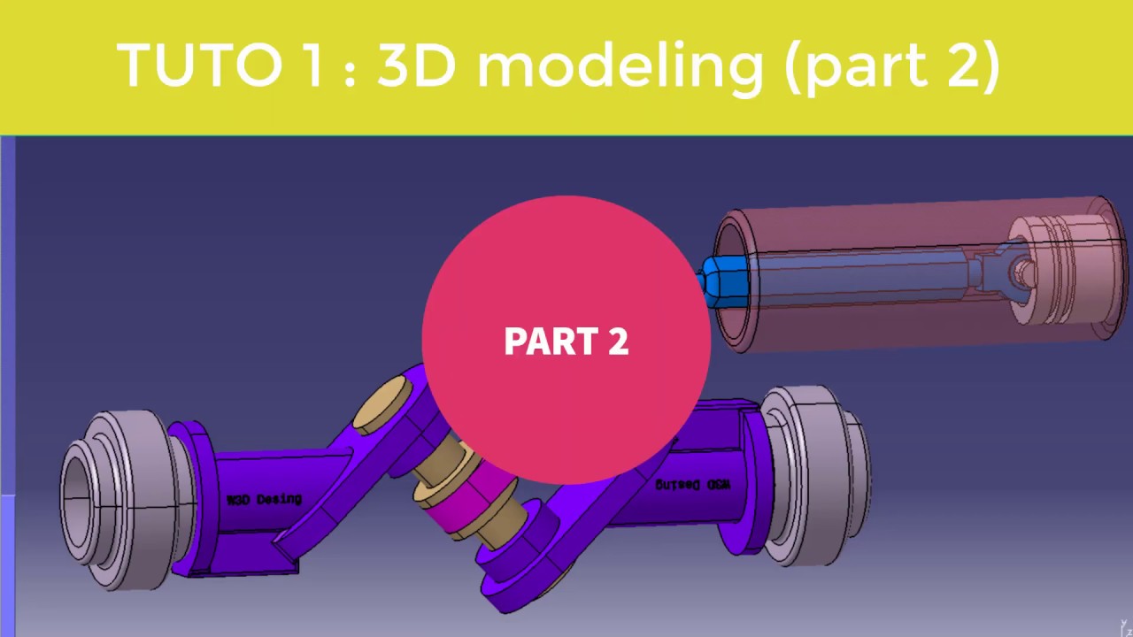 Tutorial mecanism _PART 2_ 3D Modeling - YouTube