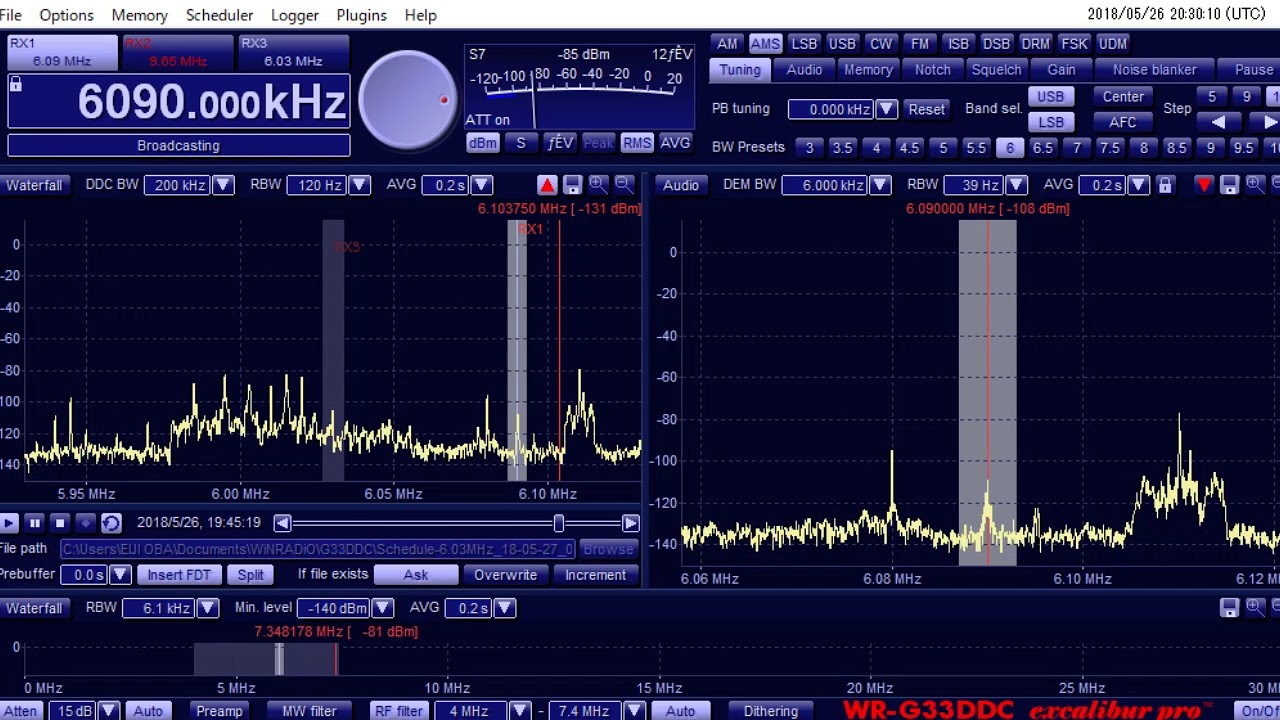 Excalibur Pro at 6090khz 1945UTC May 26, 2018 - YouTube