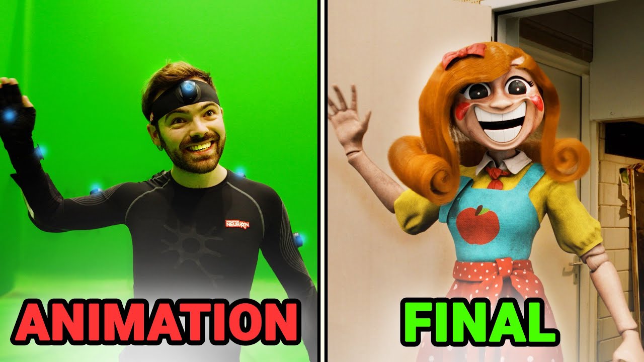 [ANIMATION vs FINAL] Miss Delight's Origin Story (Poppy Playtime 3 ...