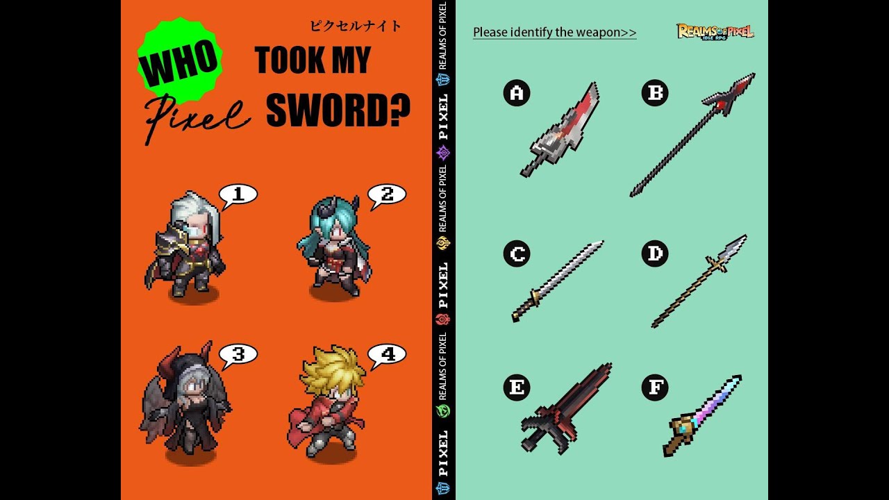 Realms of Pixel Idle RPG กิจกรรมทายอาวุธ แจกโค้ด - YouTube