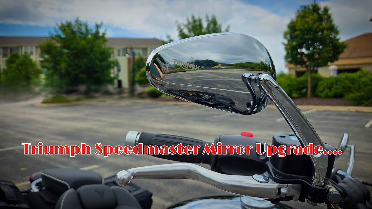 2023 Triumph Speedmaster. Mirror Upgrade - 4K - YouTube