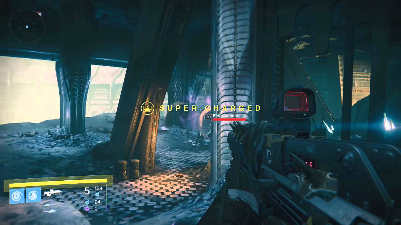 Destiny SP with Crota's End Raid Legendary Scout Rifle Fang of IR Yut ...