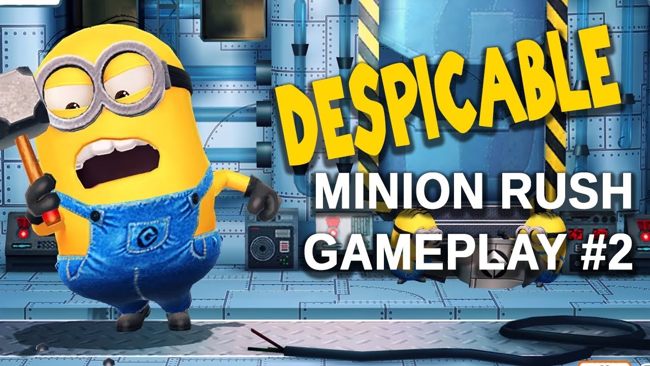Despicable Minion Rush - Gru's lab / Minion Beach gameplay Part 2 - YouTube