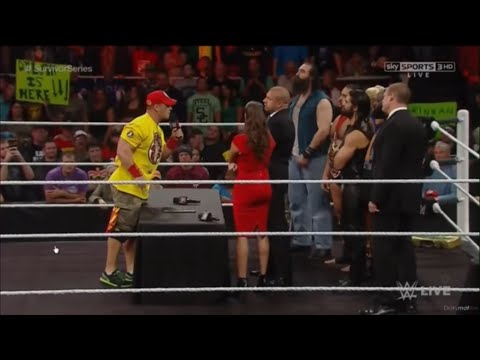 Team Cena V/S Team Authority Monday night Raw