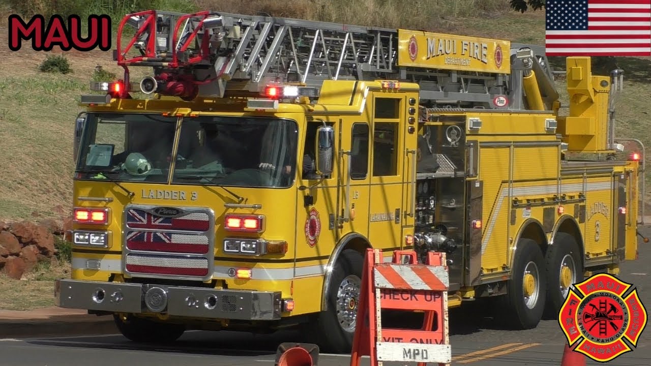 [Hawaii] Maui County Fire Department + AMR Responding to Various Calls ...