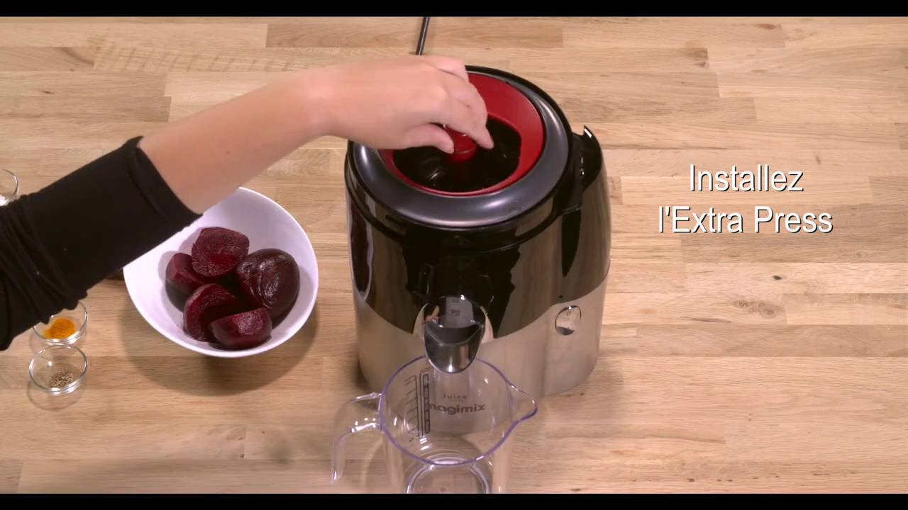Mousse de betteraves - recette au JUICE EXPERT MAGIMIX - YouTube