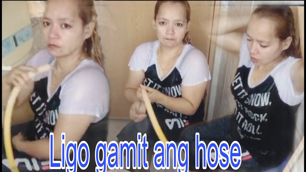 Ligo gamit ang hose /SAMBELS vlog - YouTube