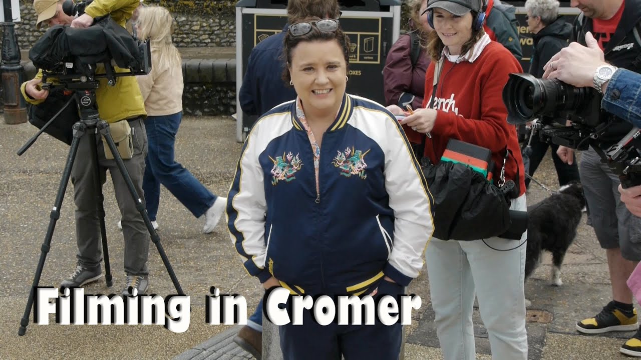 Guess who we spotted? filming in Cromer - YouTube