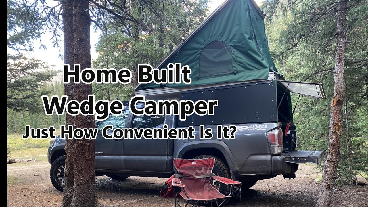 Just how simple is it to use a DIY wedge camper? - YouTube