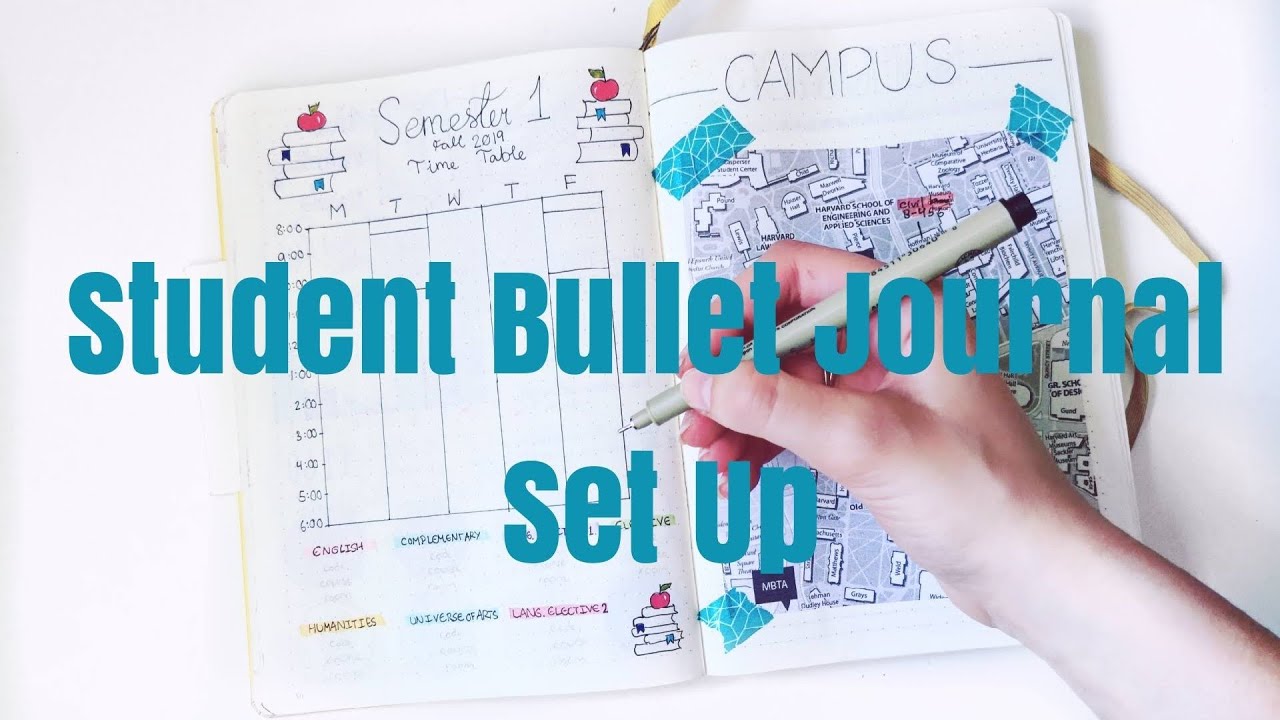 Student Bullet Journal Set Up - YouTube