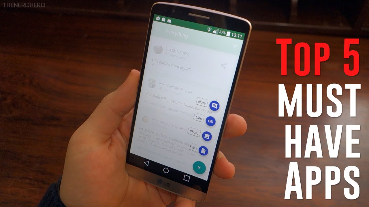 Top 5 Most Useful Apps (2015) - YouTube