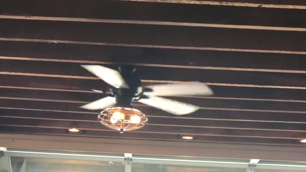 Cool Ceiling Fans at a Small Restaurant - YouTube