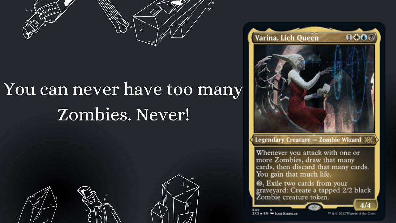 How does Varina, Lich Queen work? MTG Deck Tech- The Spellbook - YouTube