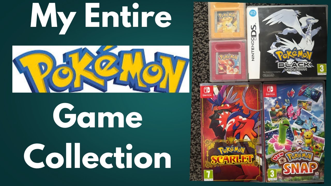 My Entire Pokemon Game Collection - YouTube
