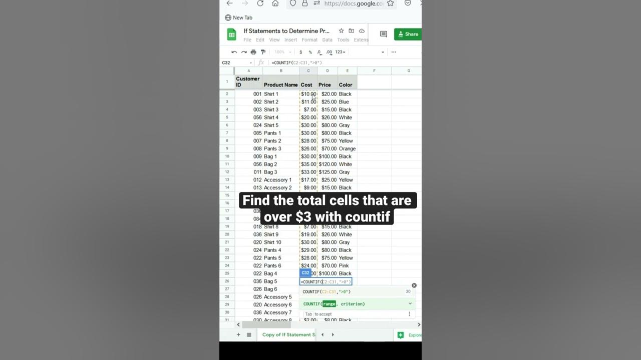 Find The Number Of Cells Greater Less Than Or Equal To With Countif In find-the-number-of-cells-greater-less-than-or-equal-to-with-countif-in