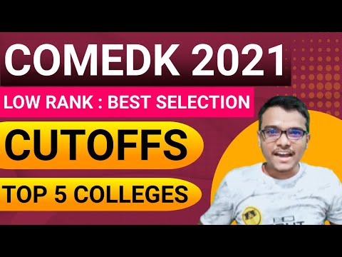 TOP 5 Colleges | COMEDK 2021 | CUTOFFS | Counselling | Placement