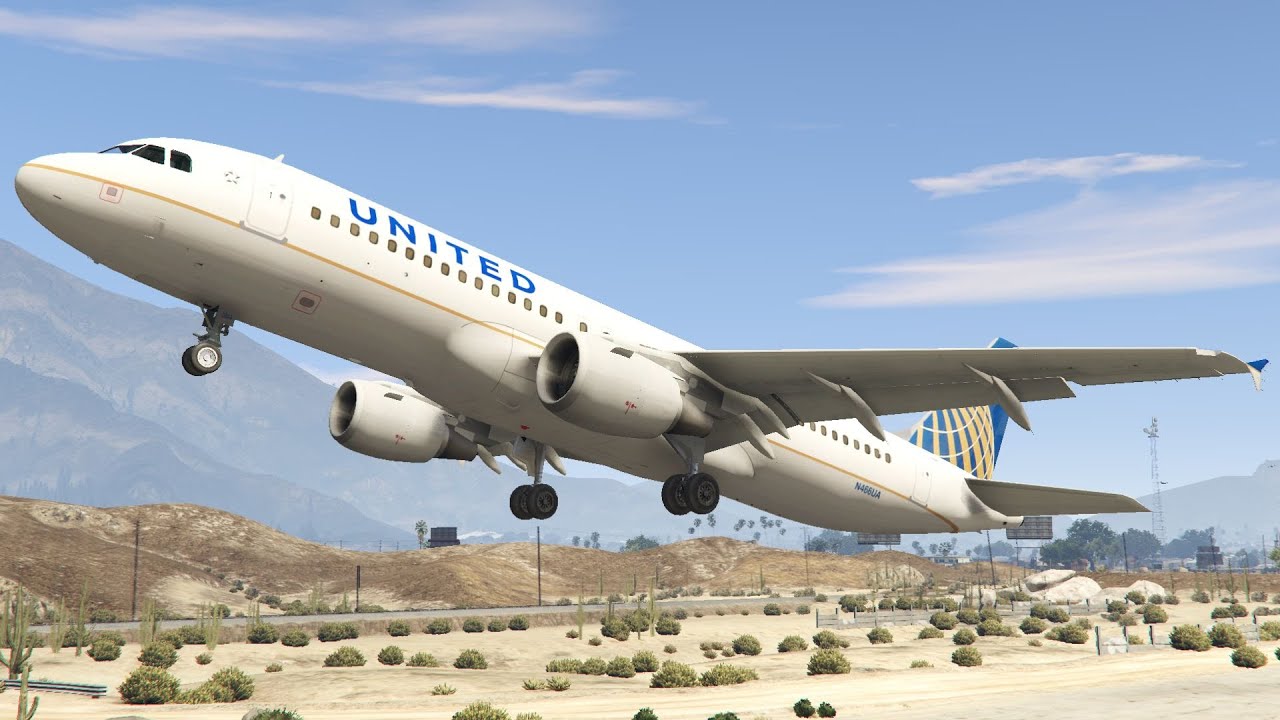 GTA V Airbus A320-200 (MOD) - YouTube