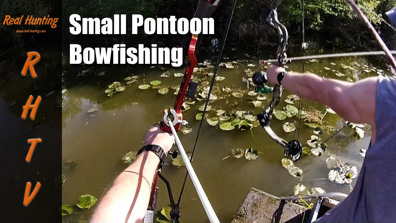 Small Pontoon Bowfishing - YouTube