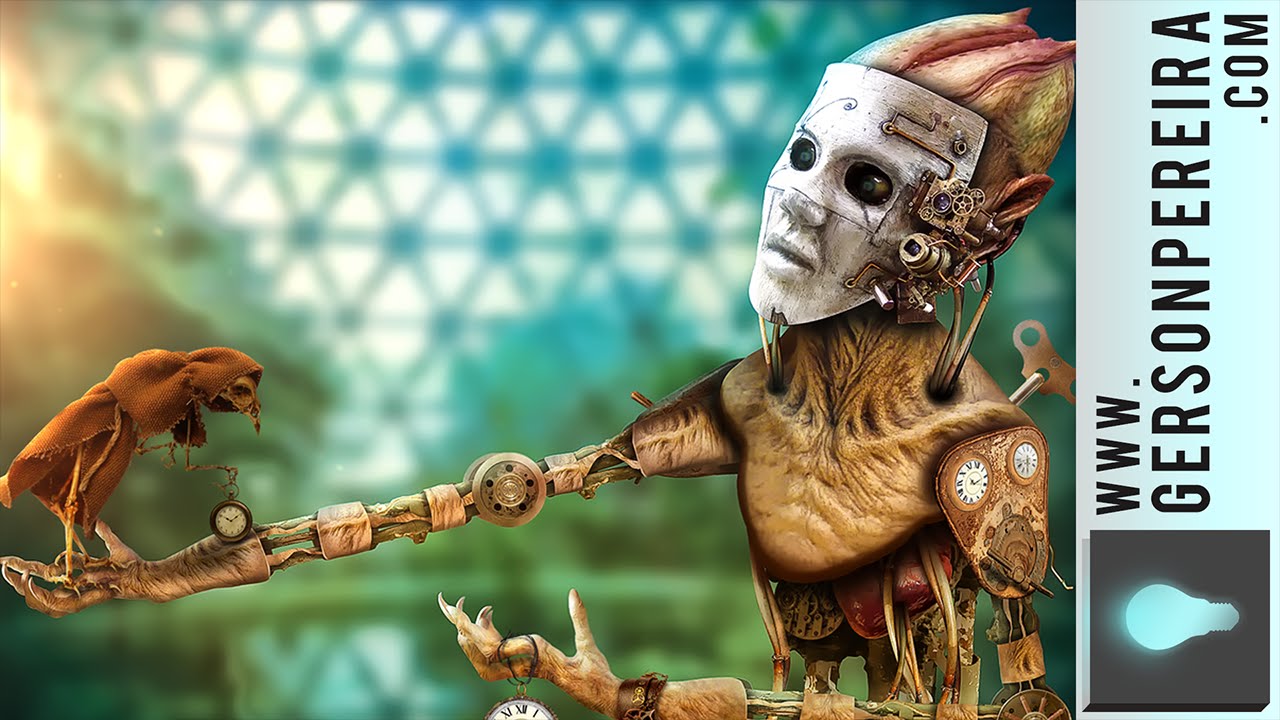 Speed Art - Creature - Photoshop - YouTube