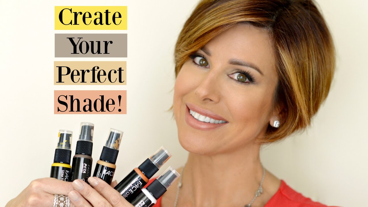 How To Create Your Perfect Foundation Shade - YouTube