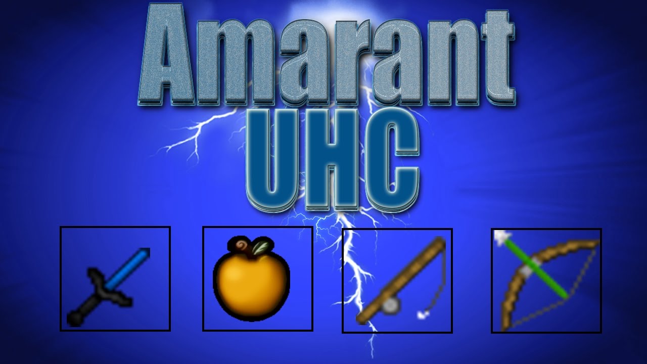 TEXTURE PACK AMARANTH UHC BLUE 1.8/1.9 NO LAG! - YouTube