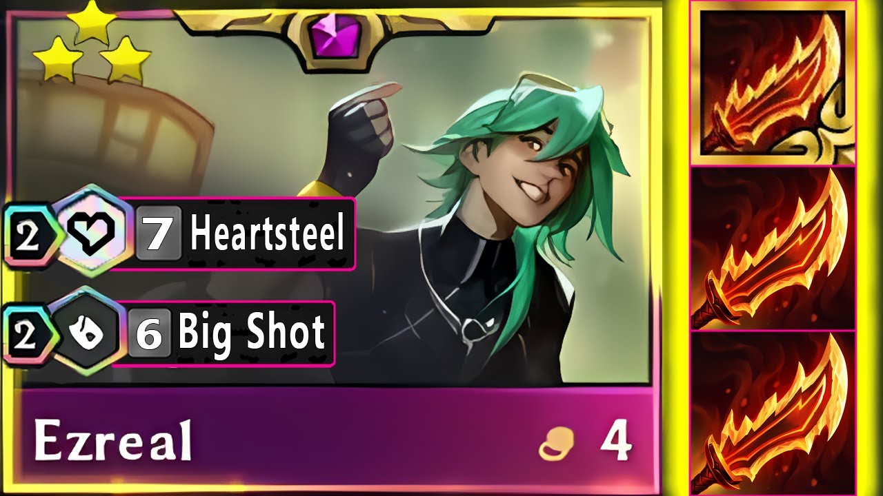 Radiant Guinsoo Ezreal ⭐⭐⭐ 3 Star Maximized Ft 6 Bigshot 7