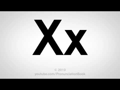 Basic English: How to Pronounce the Letter X