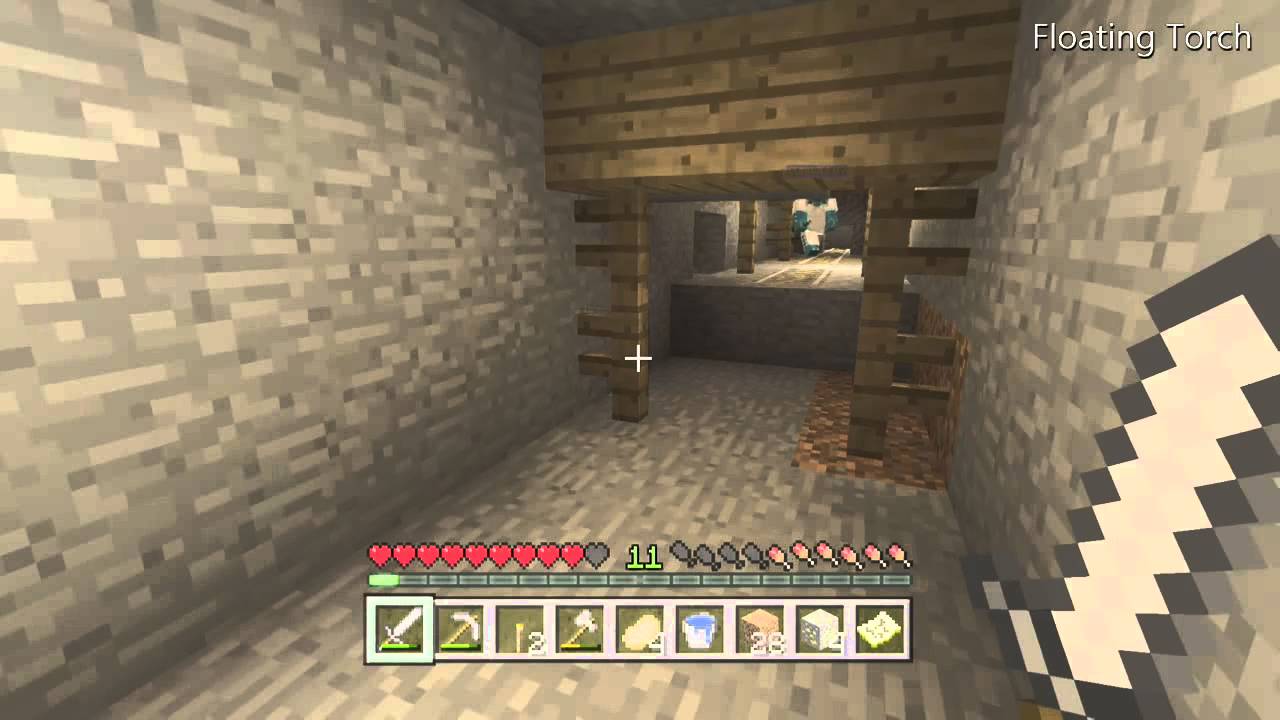 Minecraft: Floating Torch - YouTube