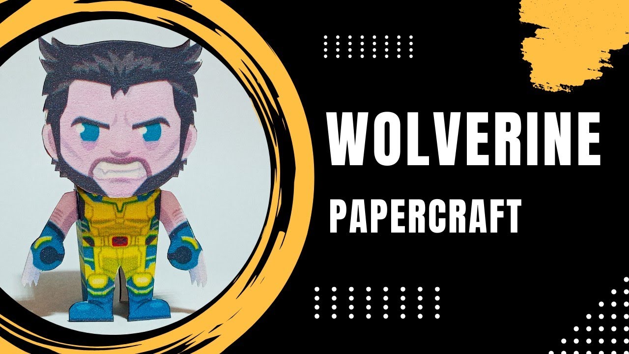 WOLVERINE Paper craft DIY - YouTube