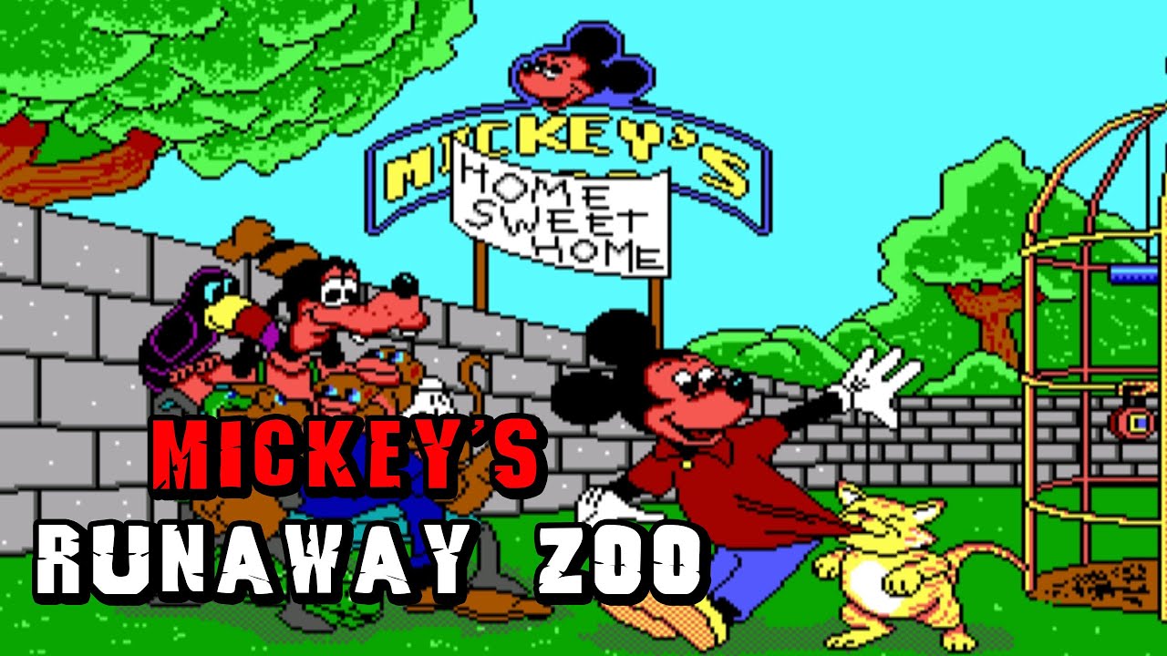 [Amiga] Mickey's Runaway Zoo - YouTube