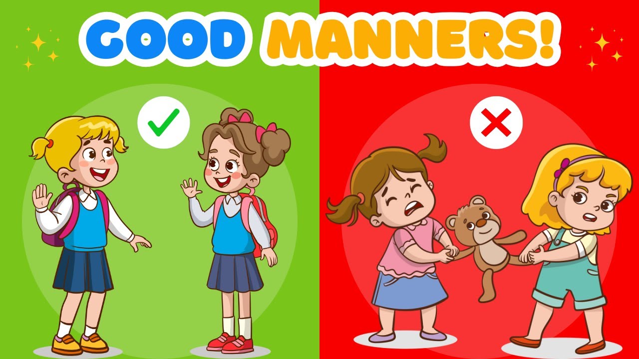 Good Manners for Kids | Learn Kindness, Respect & Politeness Through ...