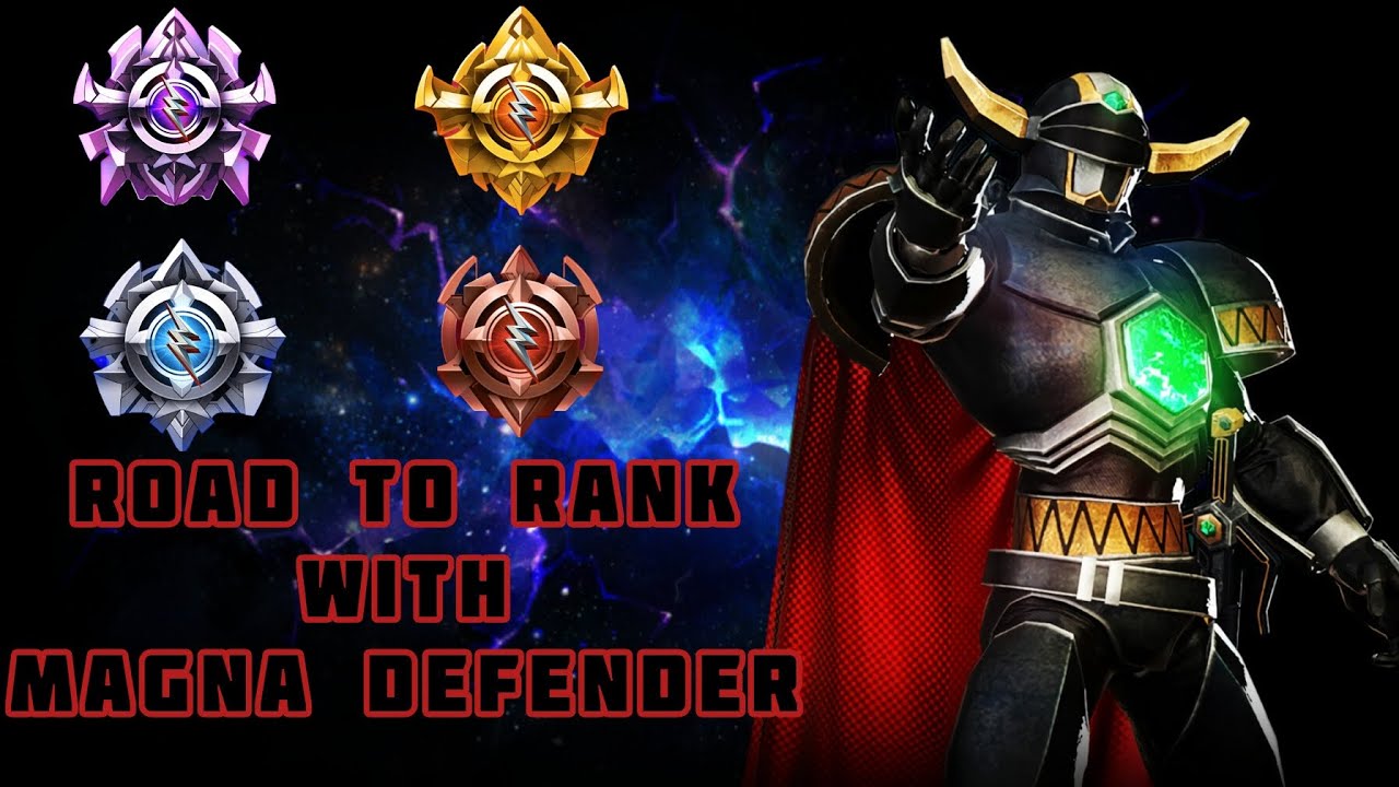 Power Rangers Legacy Wars Road to Rank with Magna Defender - YouTube