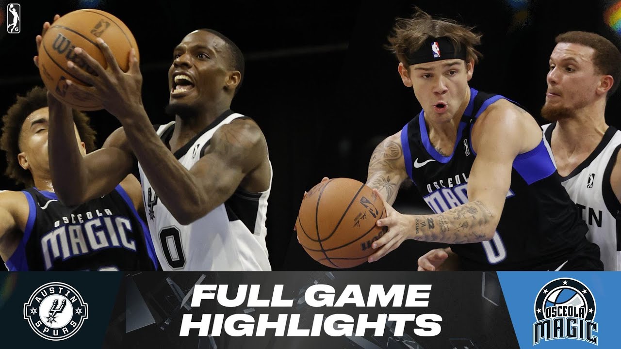 Austin Spurs vs. Osceola Magic - Game Highlights - YouTube
